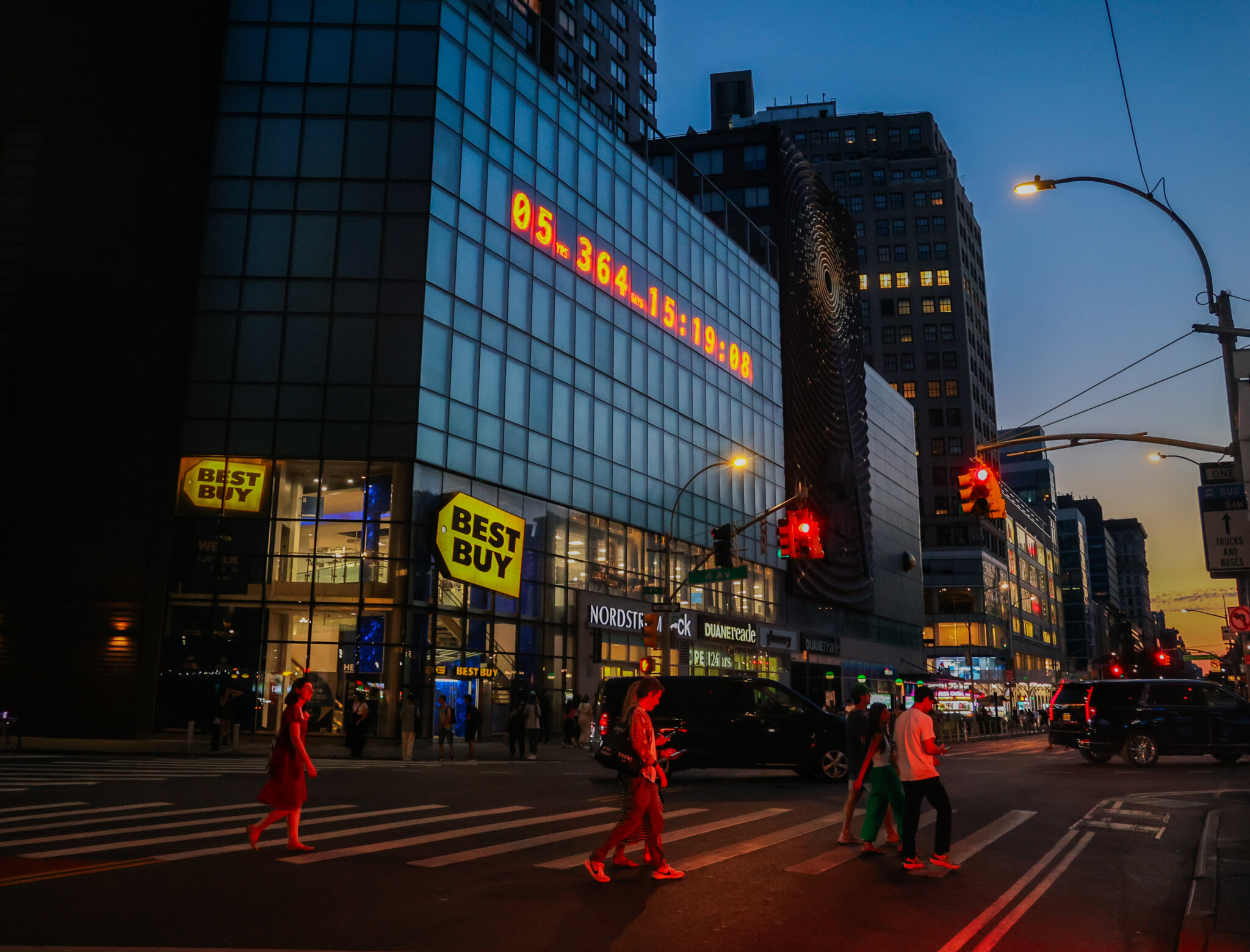 Union Square Climate Clock’s Message on Future Action