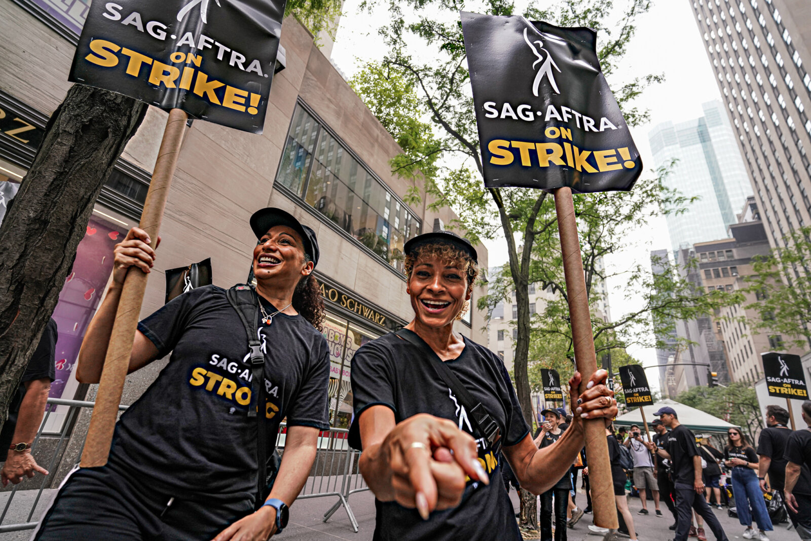 From the picket lines: SAG-AFTRA actors speak from strikes across ...