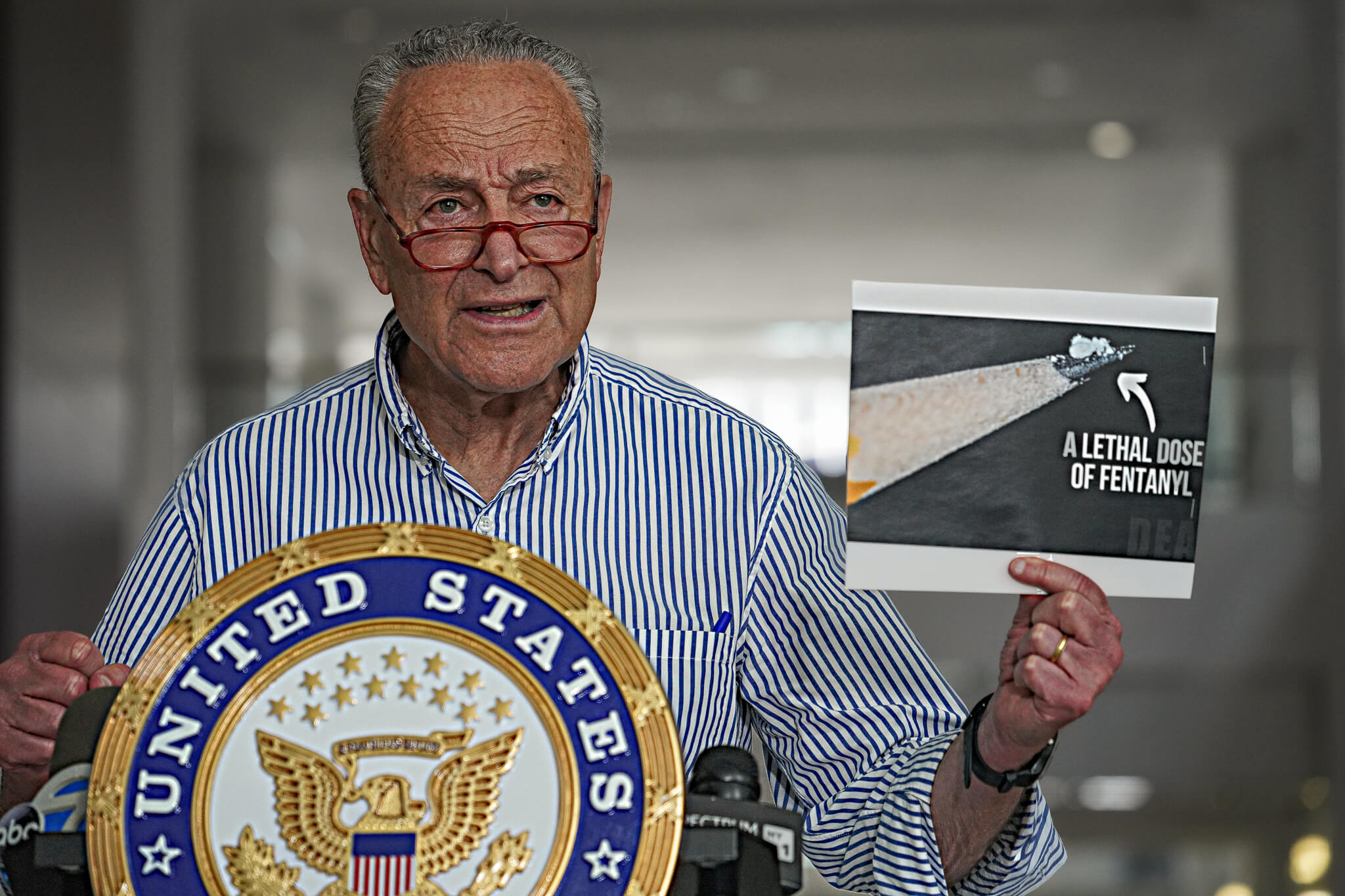 Senator Schumer pushes defense bill to combat fentanyl flow into U.S ...