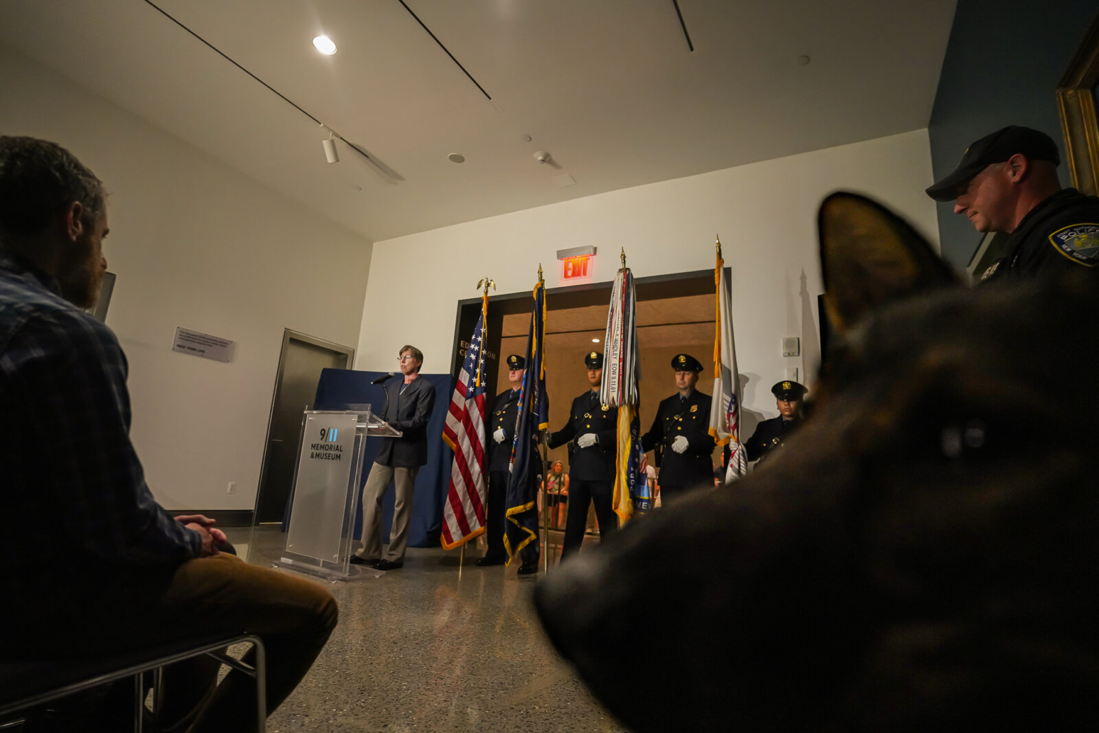 Hero police dog that perished during terror attacks honored at 9/11 ...