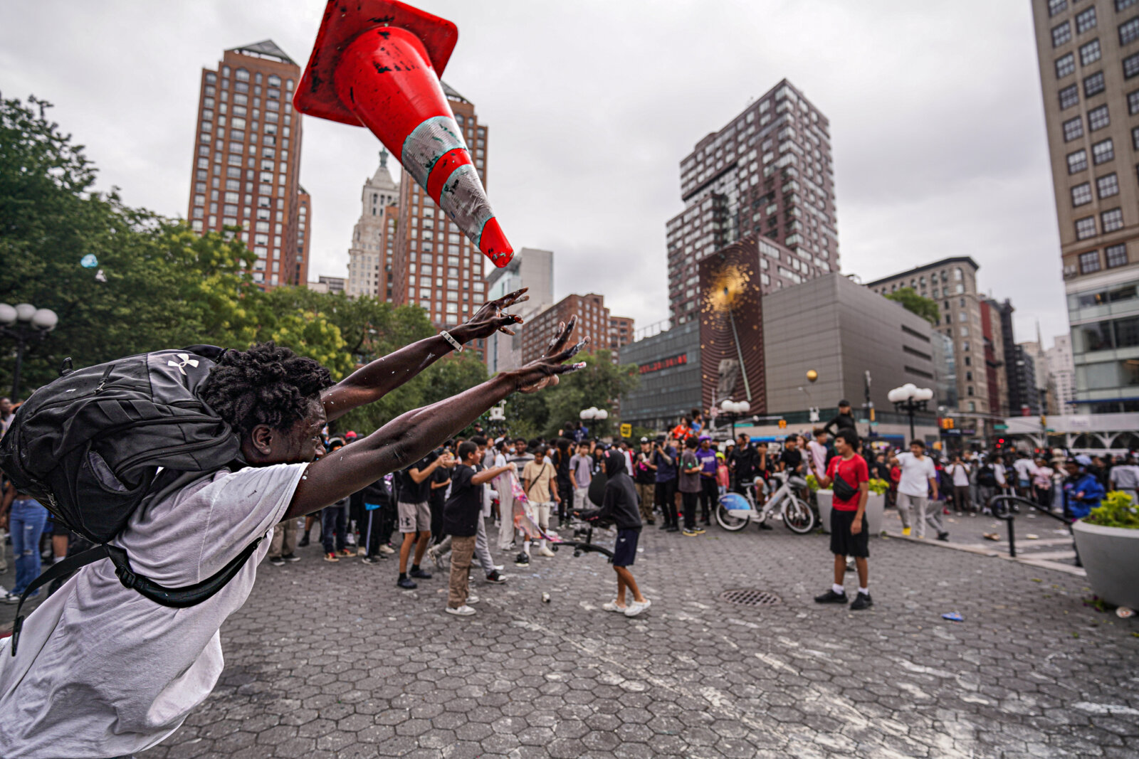 Stream of destruction: Timeline of Union Square riot that broke out ...