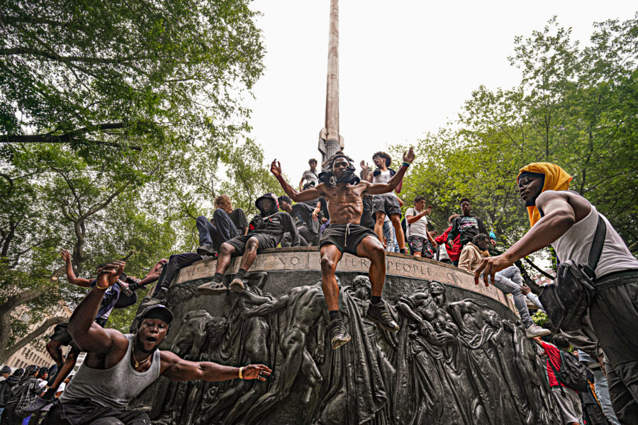 Union Square riot: 65 teens and YouTube influencer arrested after ...