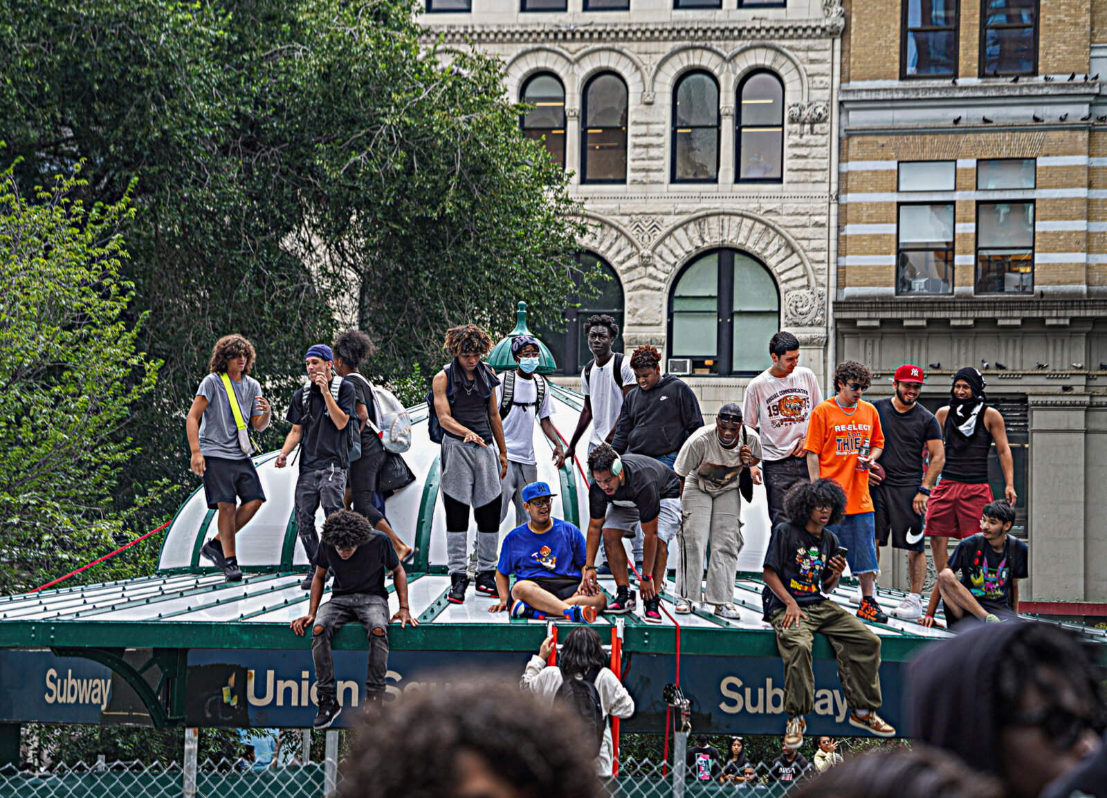 Stream of destruction: Timeline of Union Square riot that broke out ...