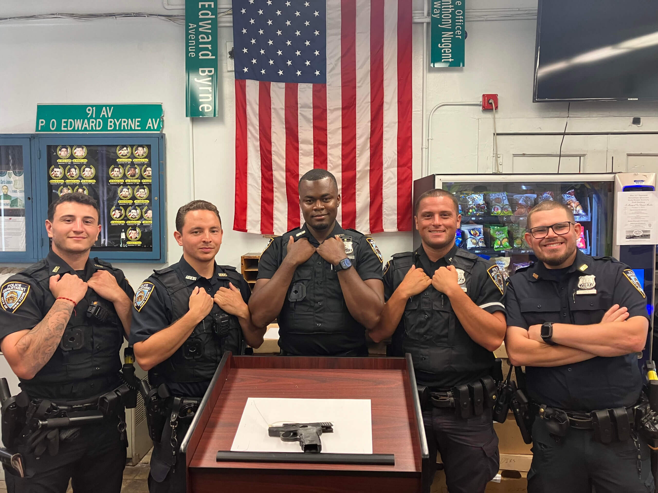 Wounded Police Officer