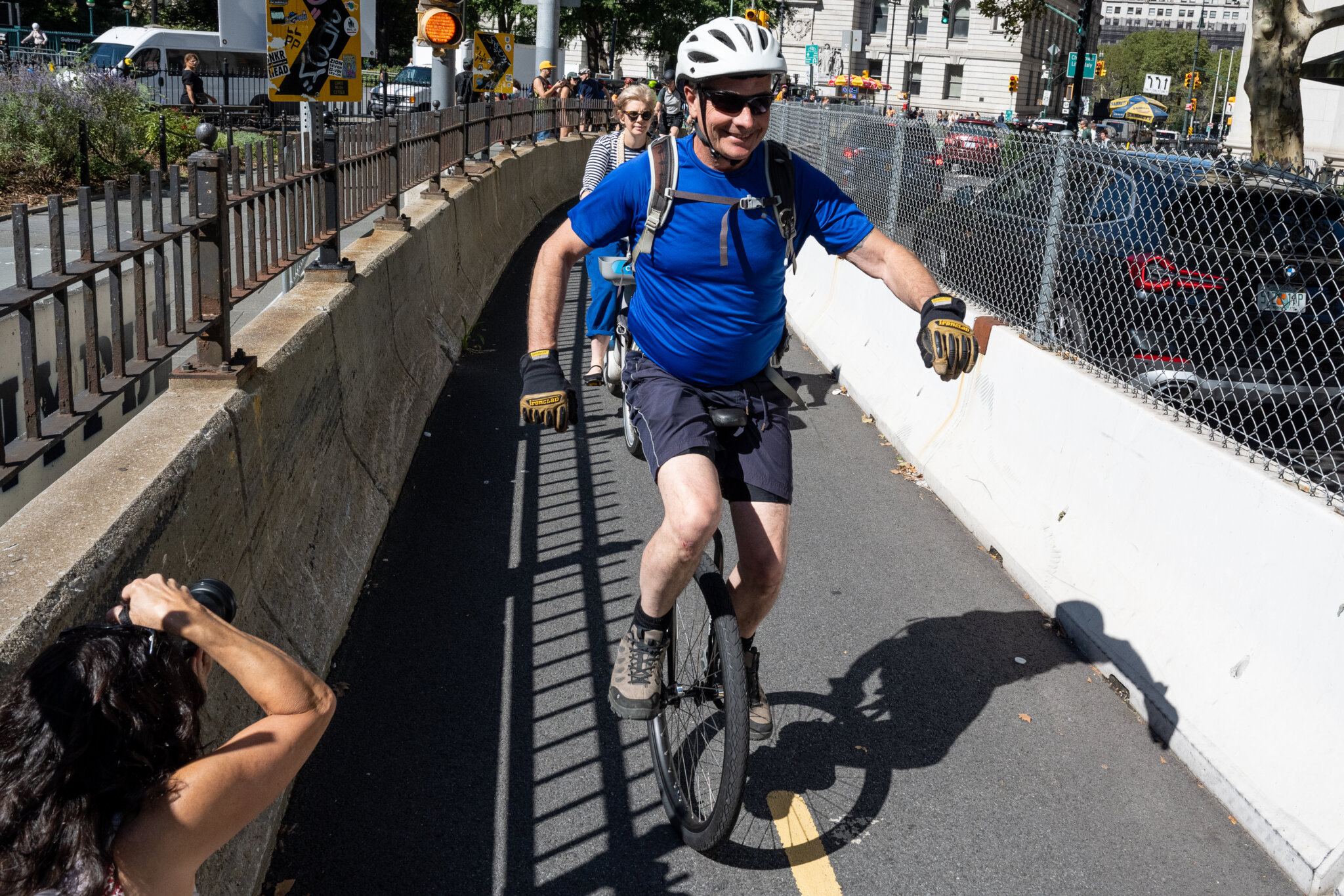 A ‘wheelie’ fun event: NYC Unicycle Festival spins its way from City Hall to Coney Island ...