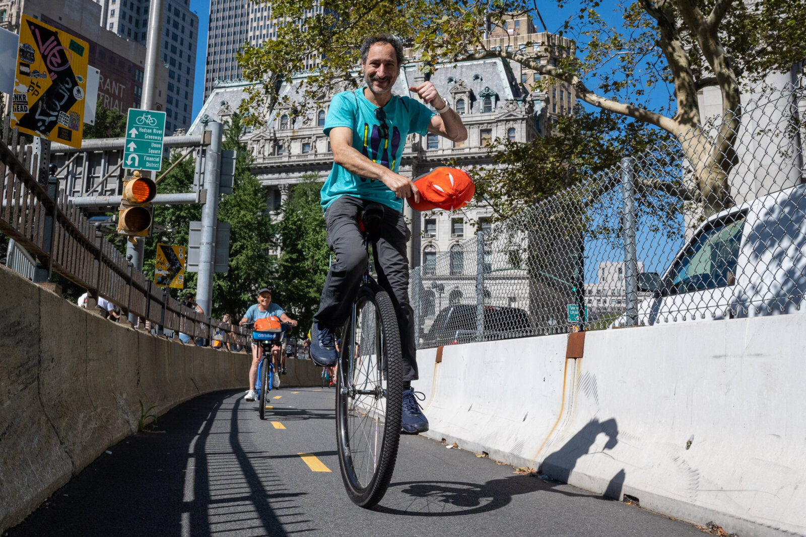 A ‘wheelie’ fun event: NYC Unicycle Festival spins its way from City Hall to Coney Island ...