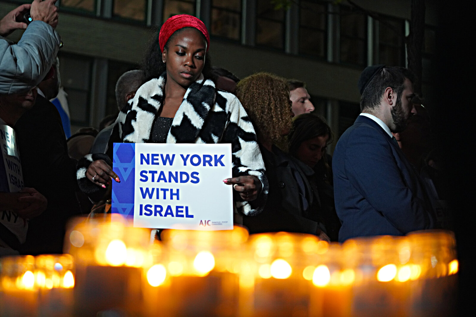 At vigil for Israel terrorist attack victims, Mayor Adams denounces pro ...