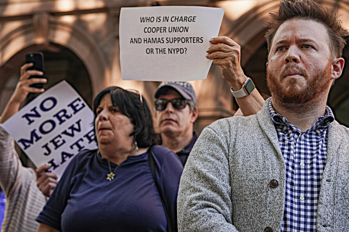Tensions fly over differing accounts of Cooper Union protest that left ...