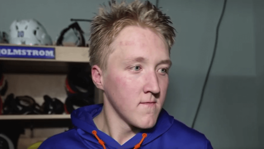 Islanders’ Simon Holmstrom puts forth strong initial showing on 1st ...