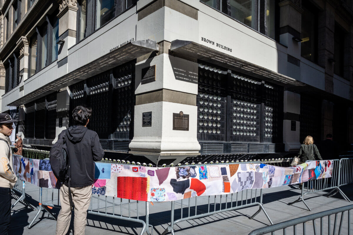 New Triangle Shirtwaist Factory Memorial Unveiled