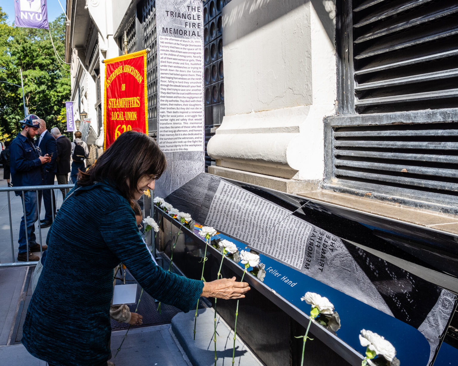 New Triangle Shirtwaist Factory Memorial Unveiled