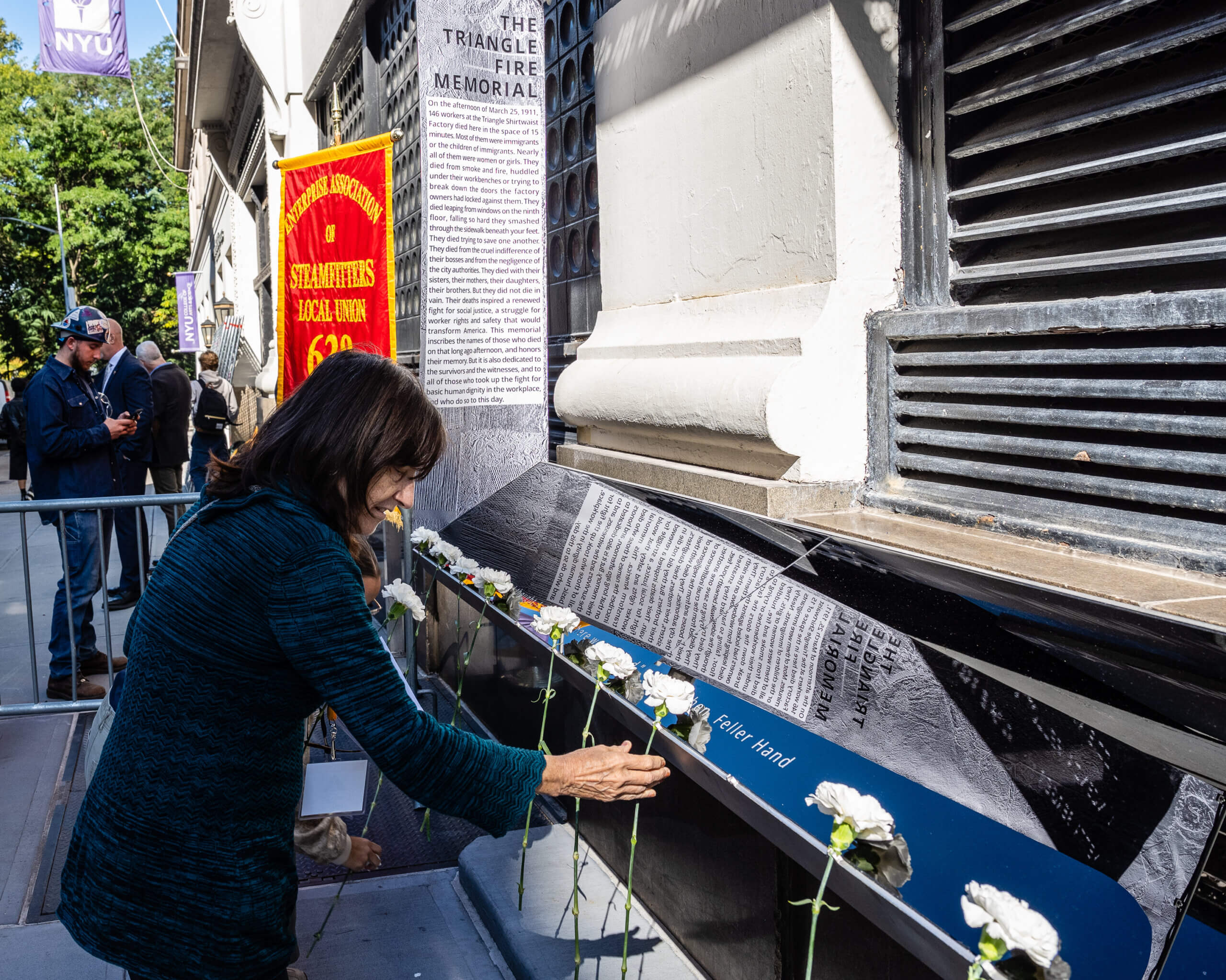 New Triangle Shirtwaist Factory Memorial Unveiled