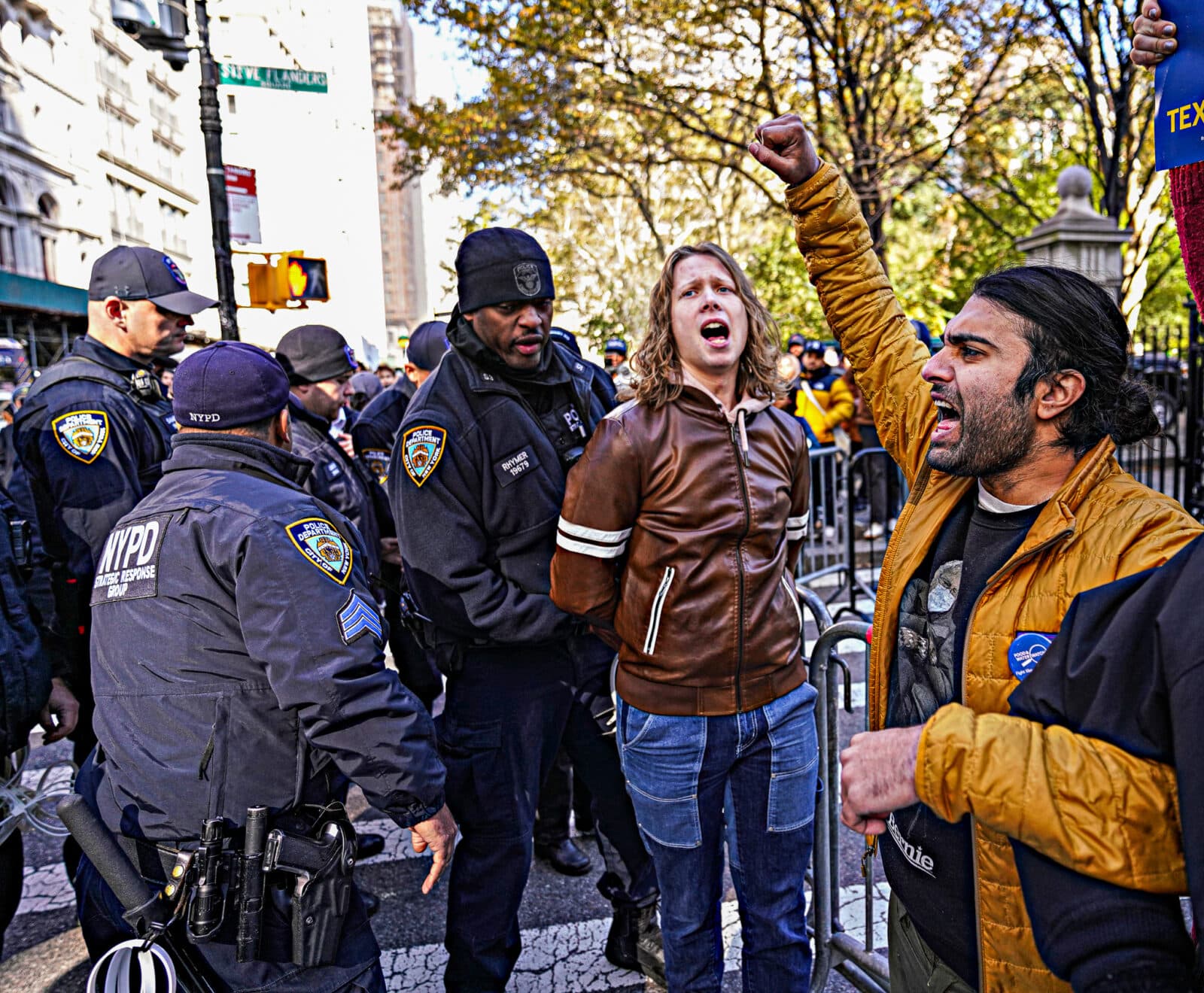 ‘Arrest Eric Adams’: Climate protesters cuffed outside of City Hall ...