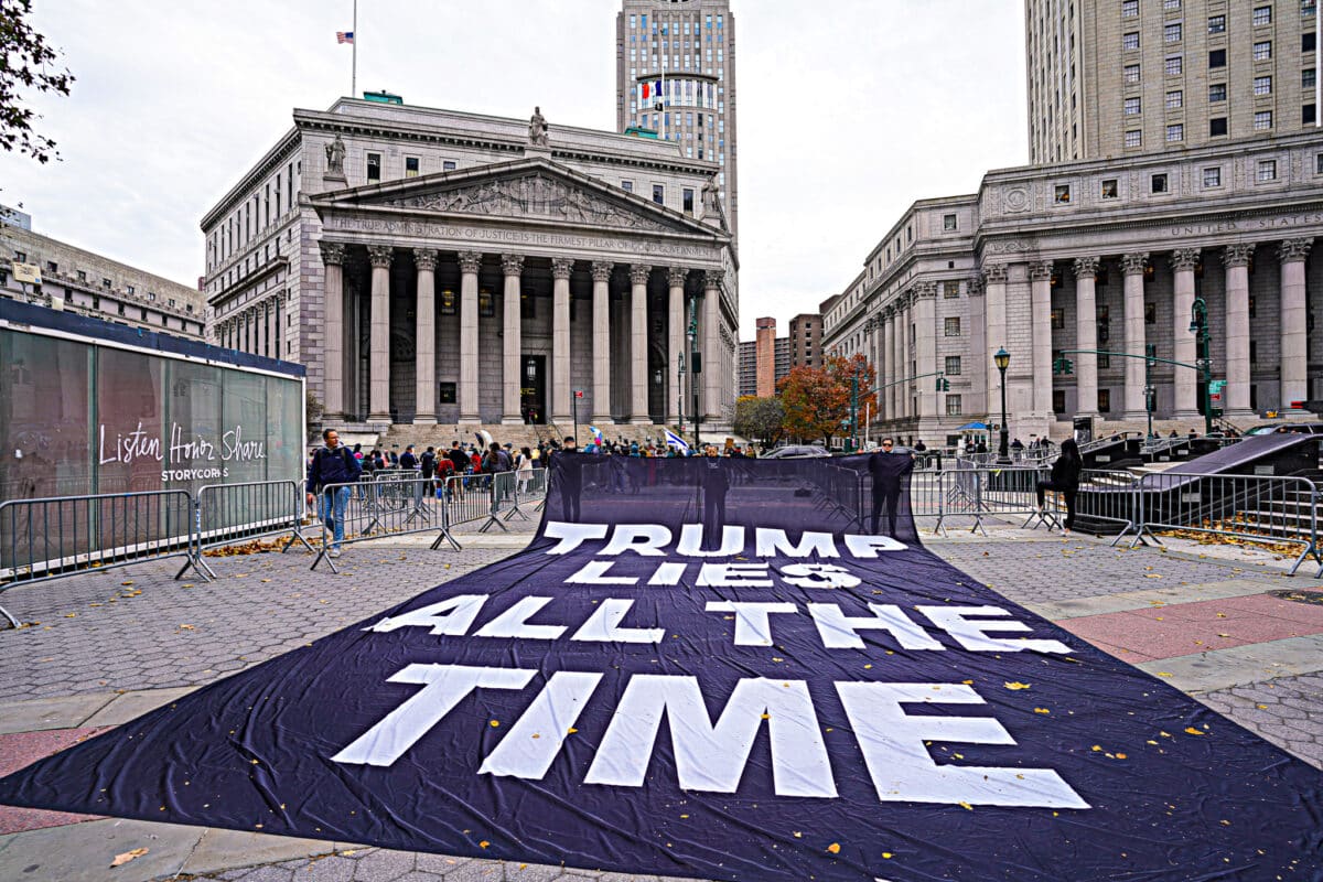 His lips are sealed: Trump uncharacteristically quiet after judge scolds him on the witness ...