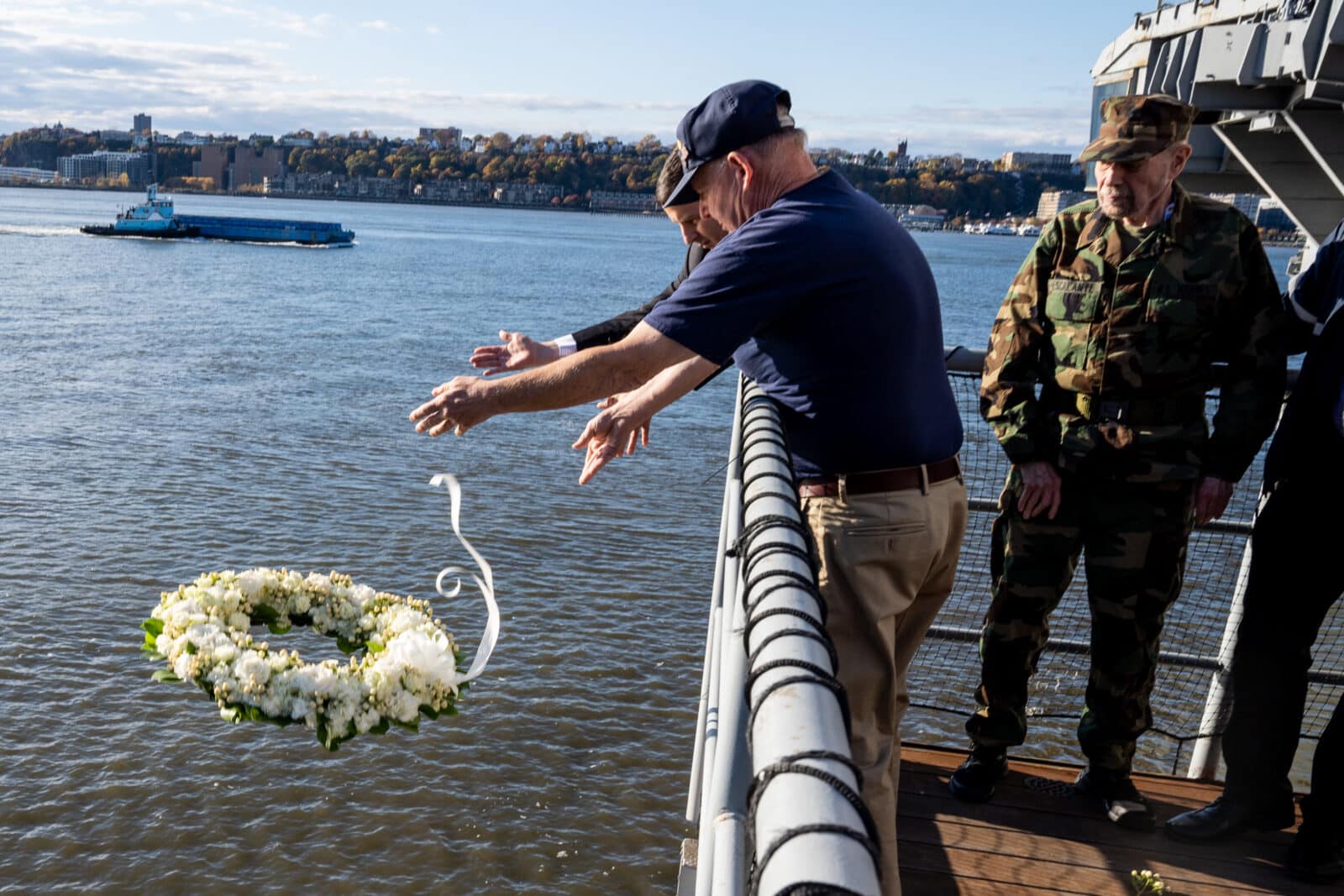 Intrepid Museum commemorates Veterans Day with wreath laying ceremony ...
