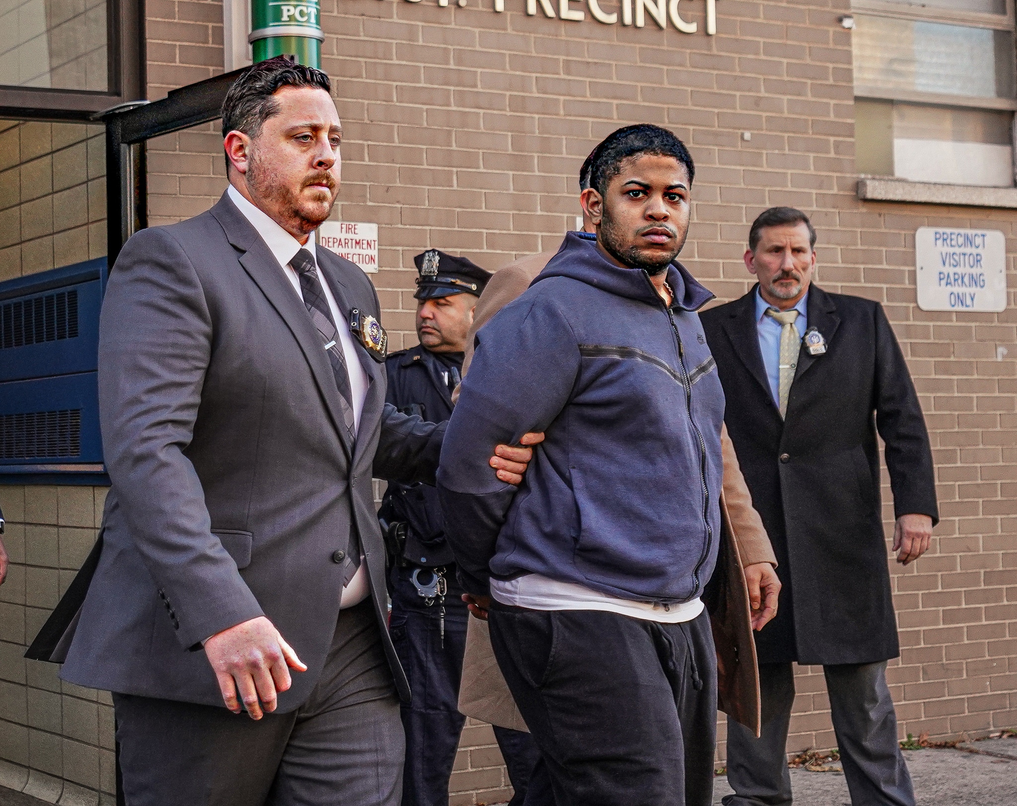 Brooklyn suspect cuffed for C train shooting last month that left two straphangers injured ...