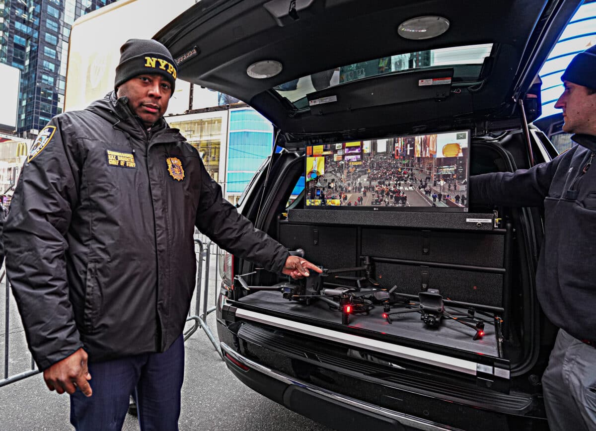 Drones in the air, cops downstairs: Inside the NYPD’s Times Square ...