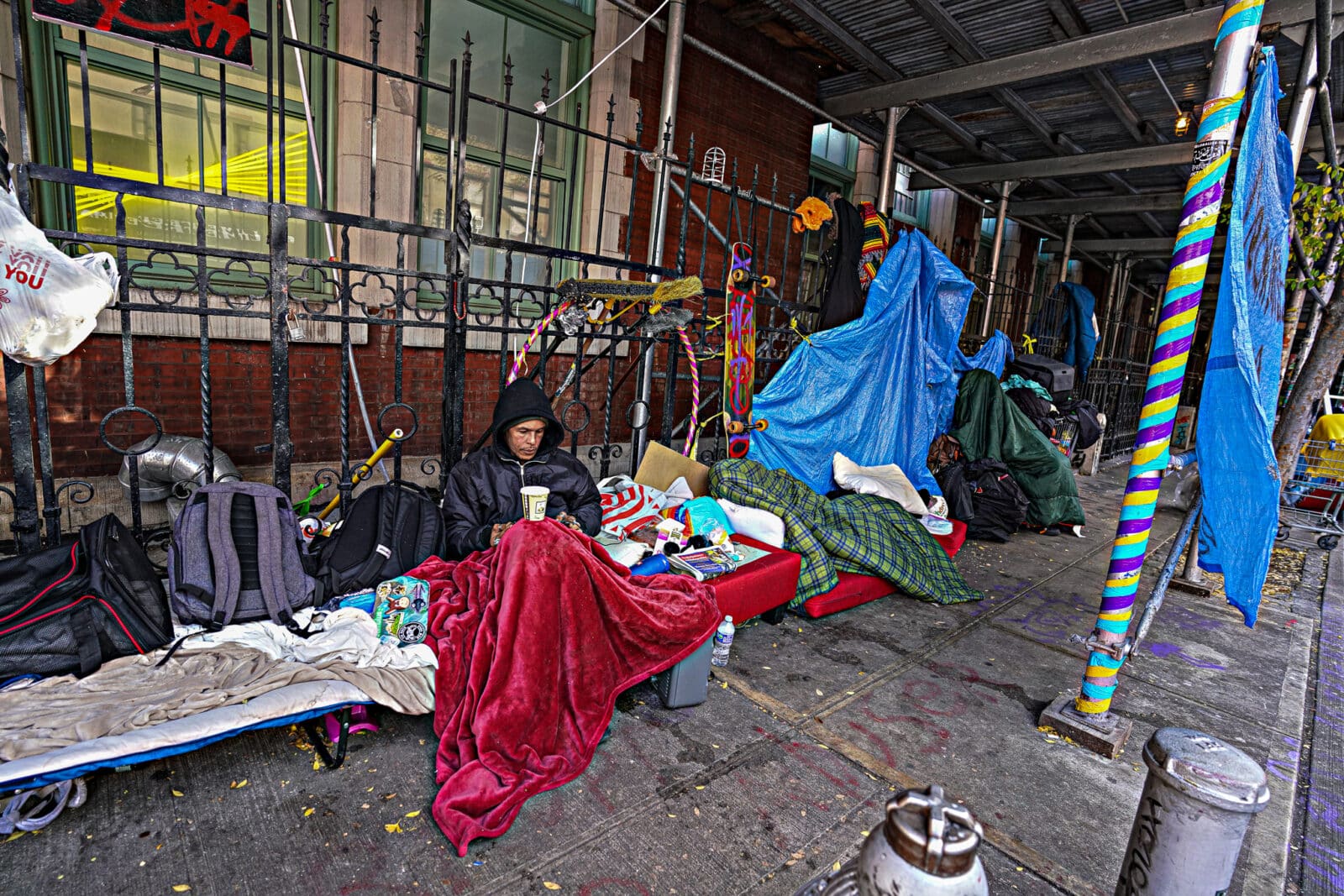 ‘Please leave us alone’: East Village homeless say surprise encampment ...