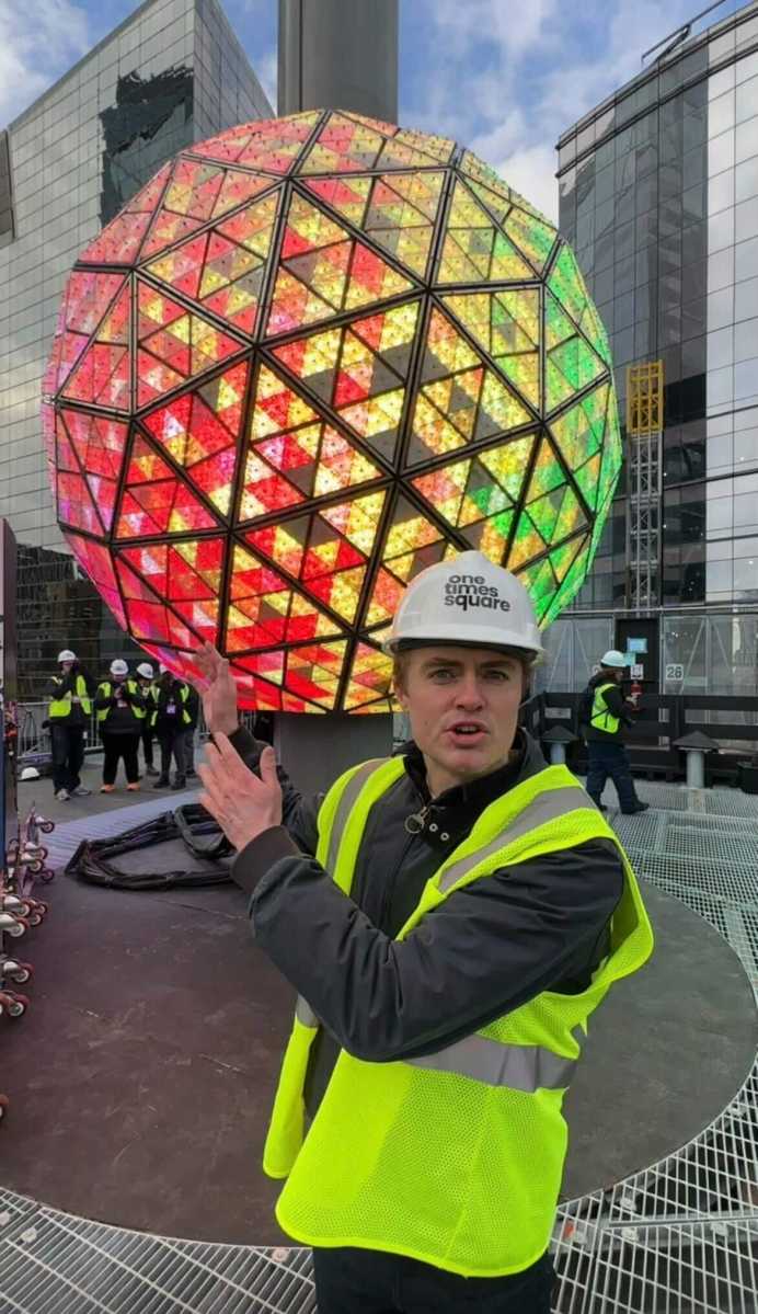Times Square prepares for iconic ball drop to welcome 2024.
