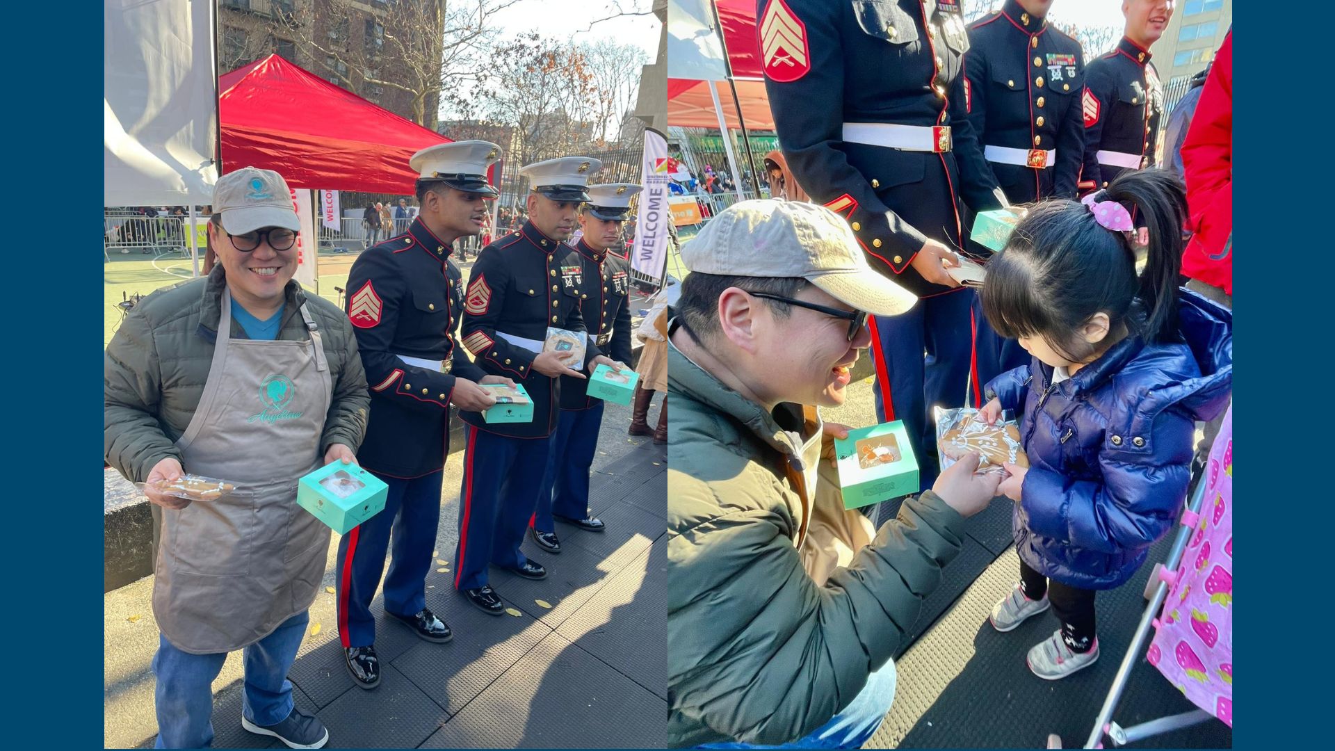 Angelina Bakery gives back during Chinatown Toys for Tots event | amNewYork