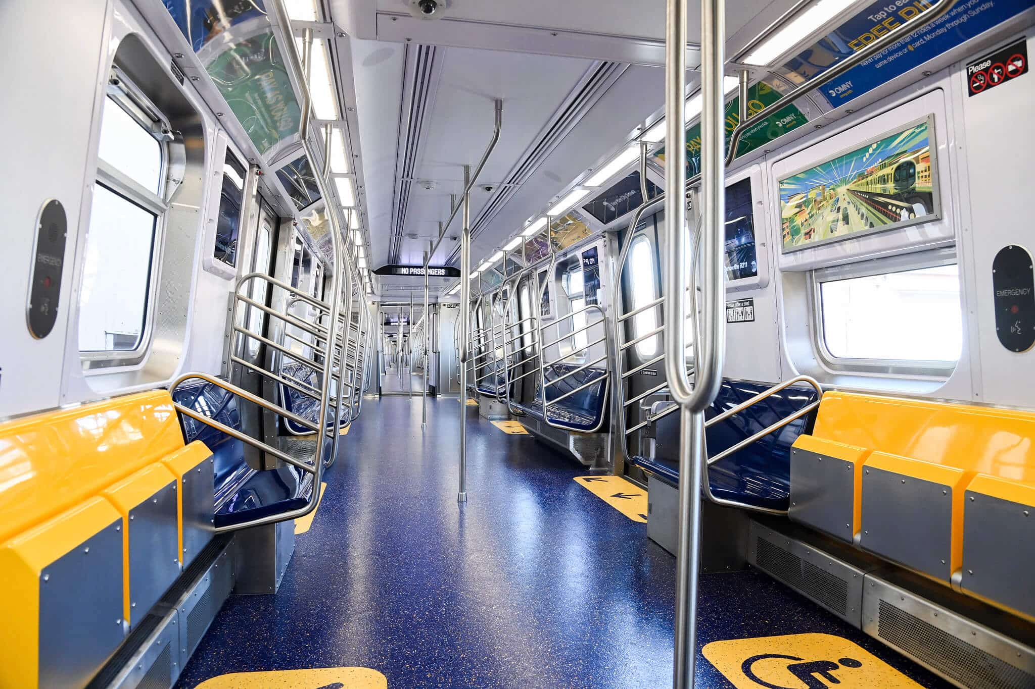 MTA Unveils Walk-Through Subway Car in Brooklyn