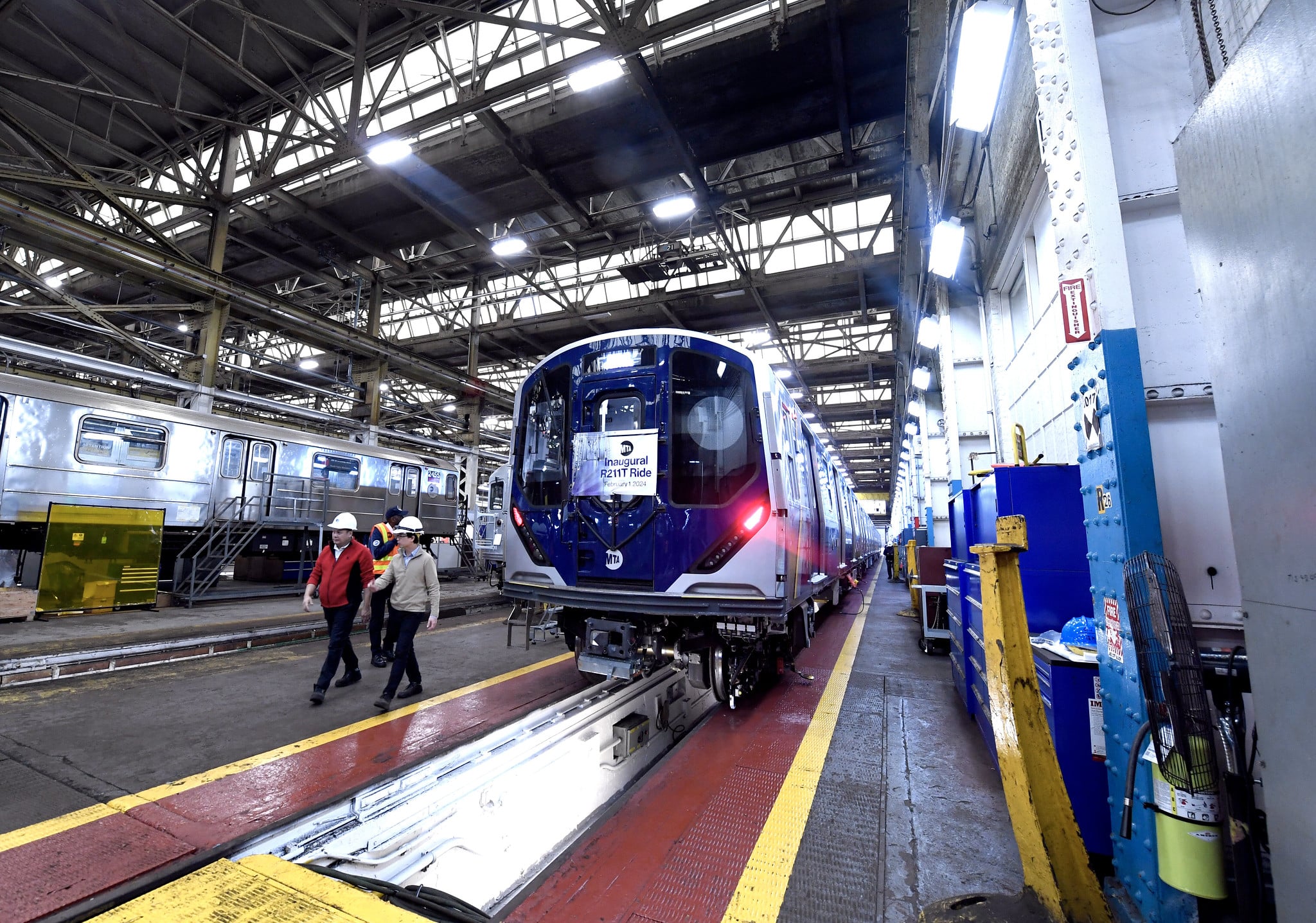 New R211 Subway Cars Introduced on C Line