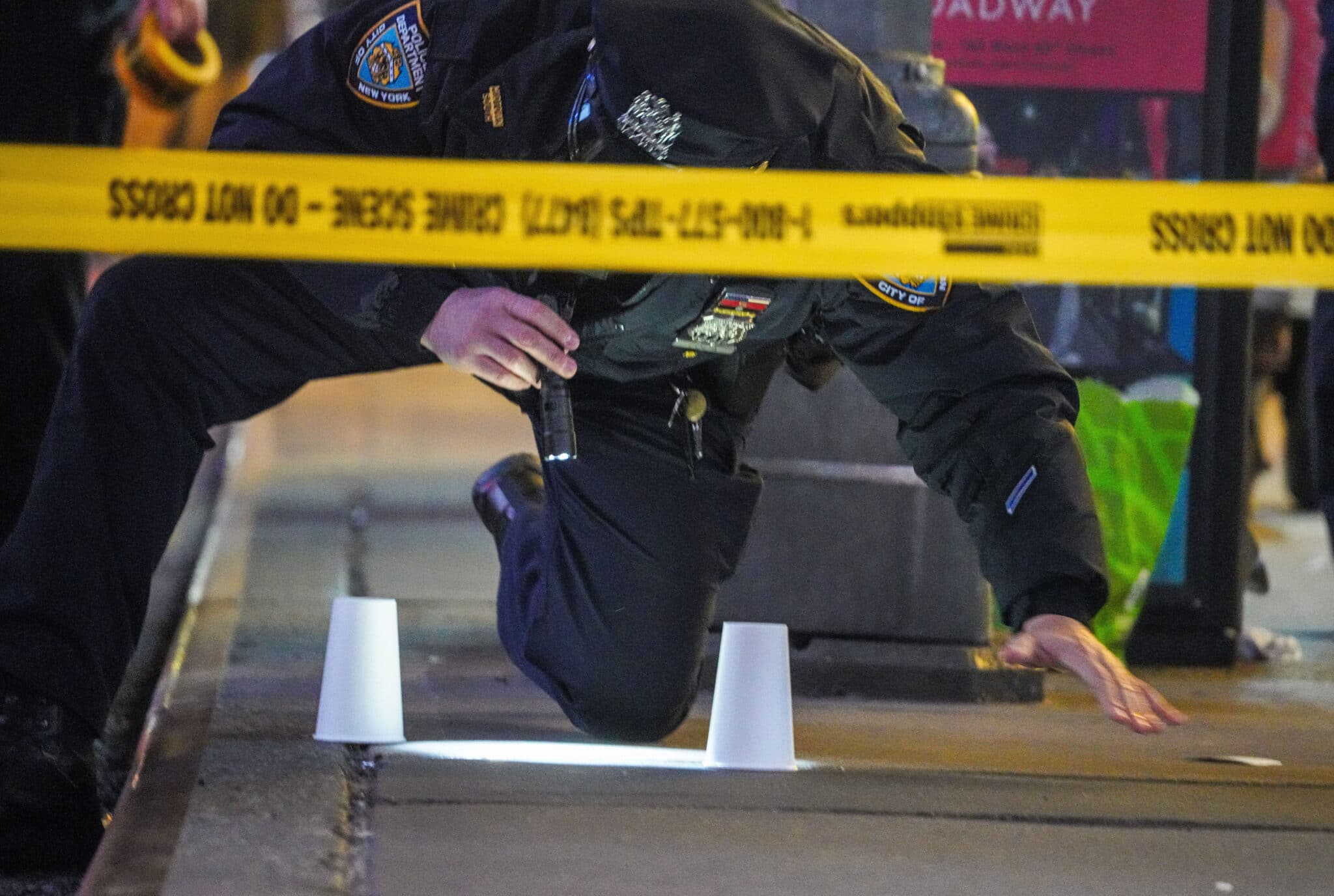 Times Square Shooting: Perp Fires on Office