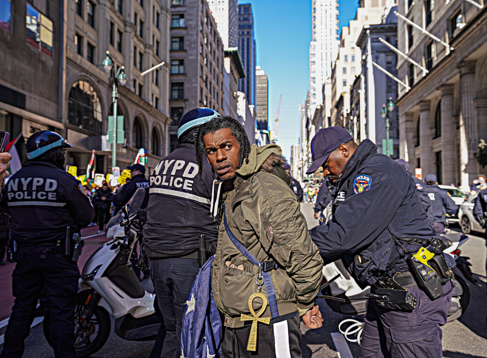 Major NYPD-Protester Clash in Midtown