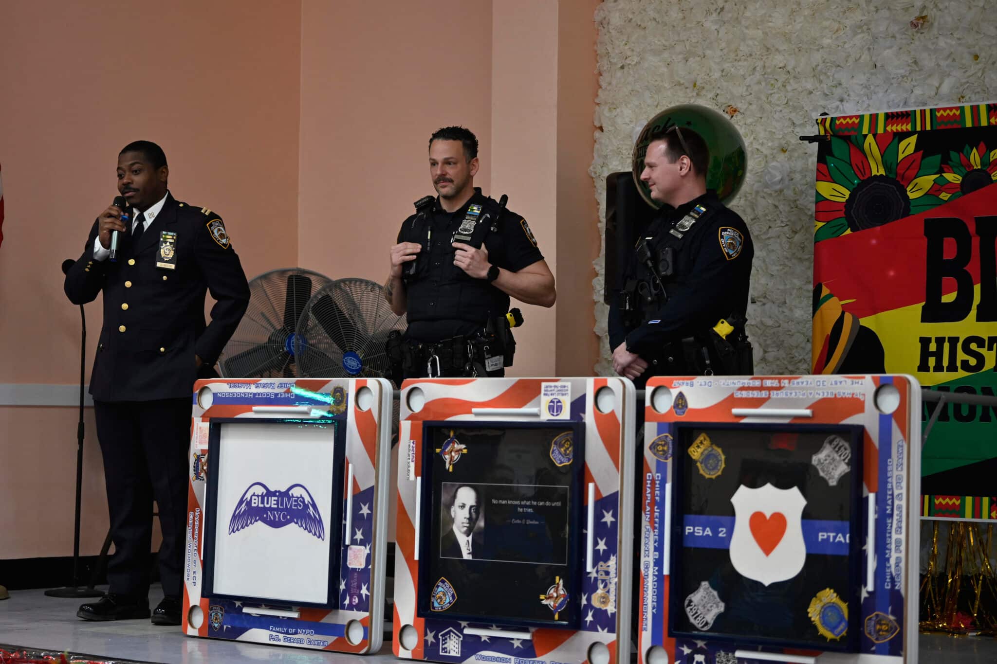 Connecting with dots: Brooklyn police officers donate domino tables to ...