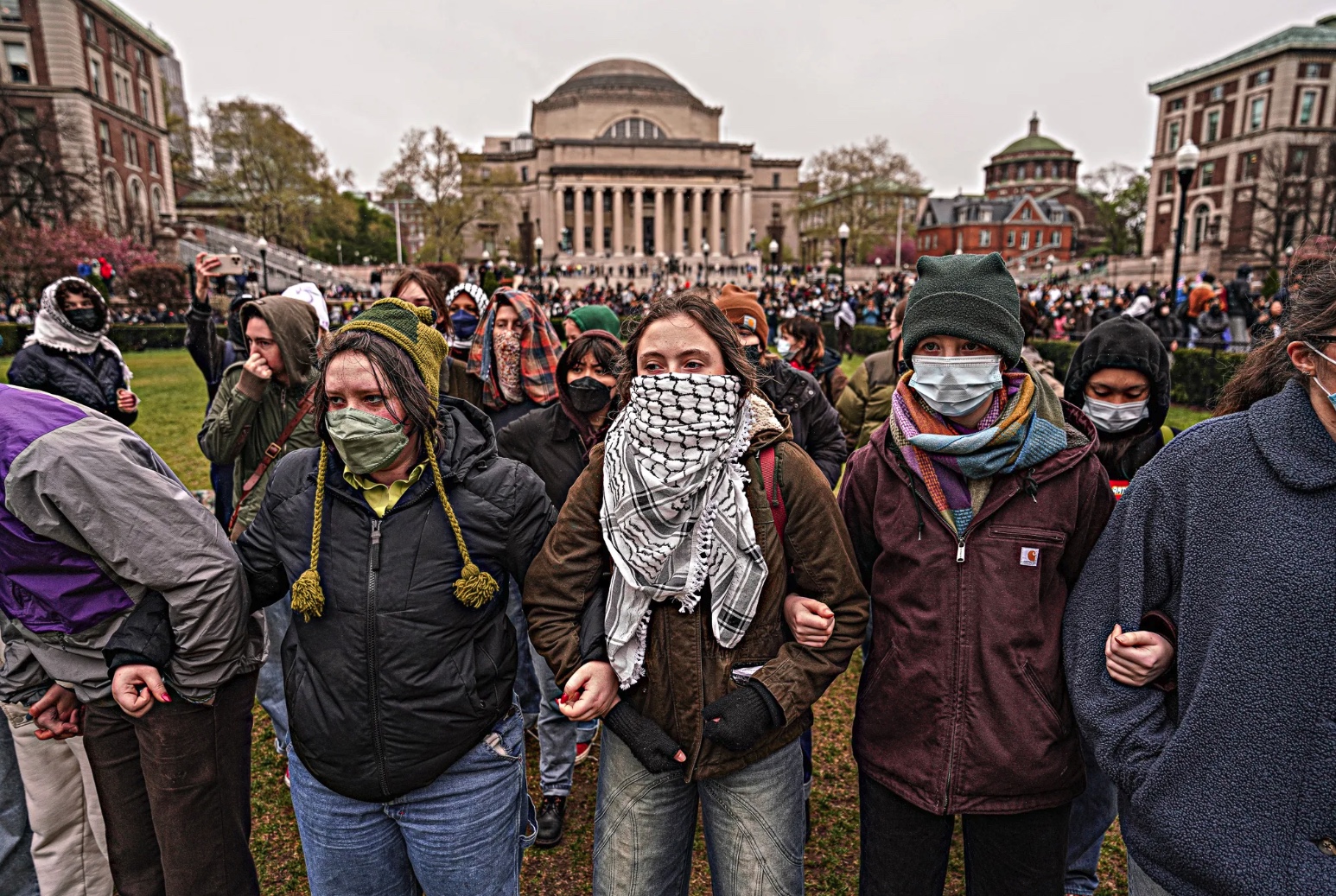 Columbia University Protests Over Antisemitism Grow Columbia University Protests Over Antisemitism Grow