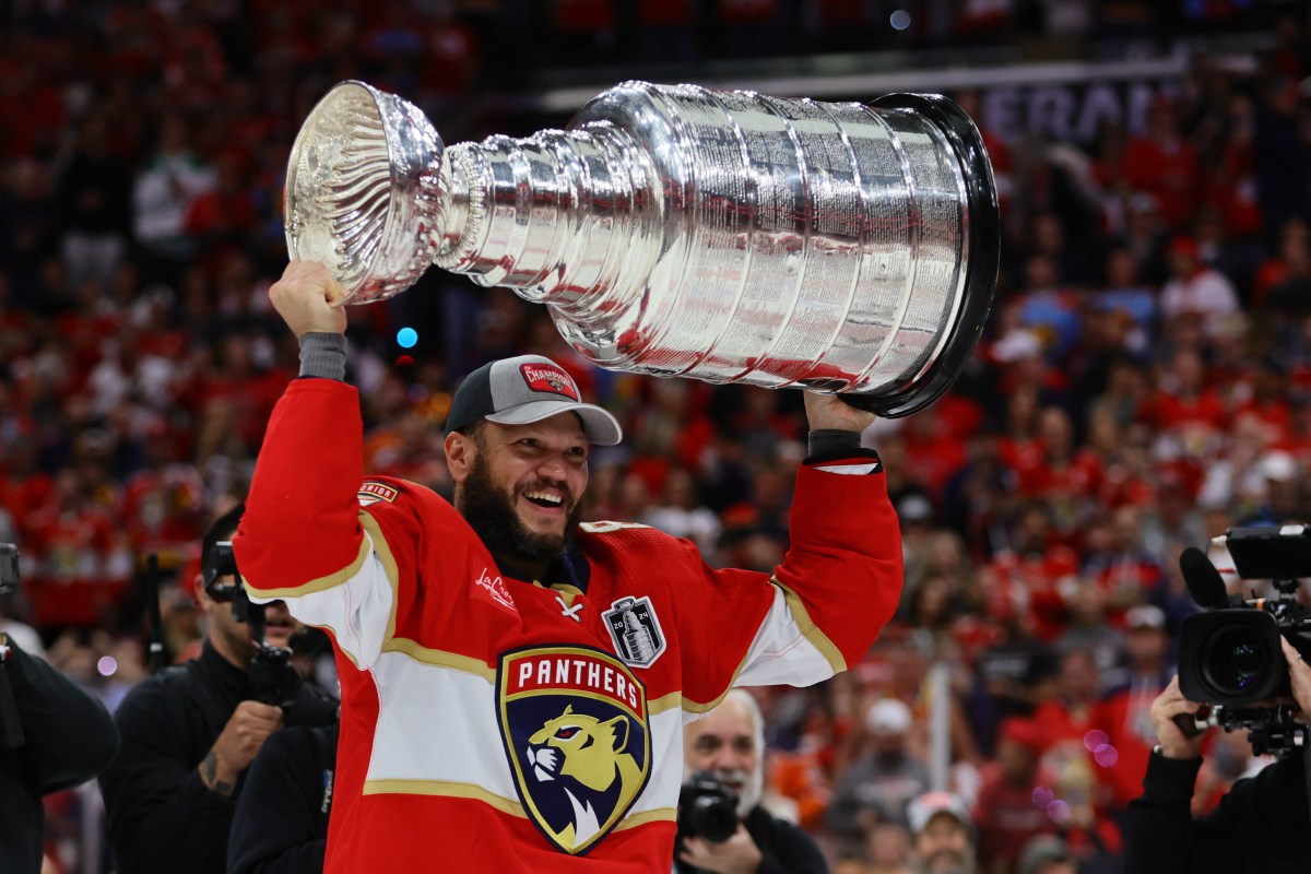 Kyle Okposo wins Stanley Cup with Panthers after long wait.