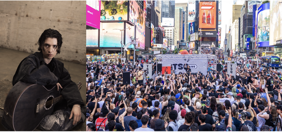 AGT Star Marcin Wows Times Square Crowd