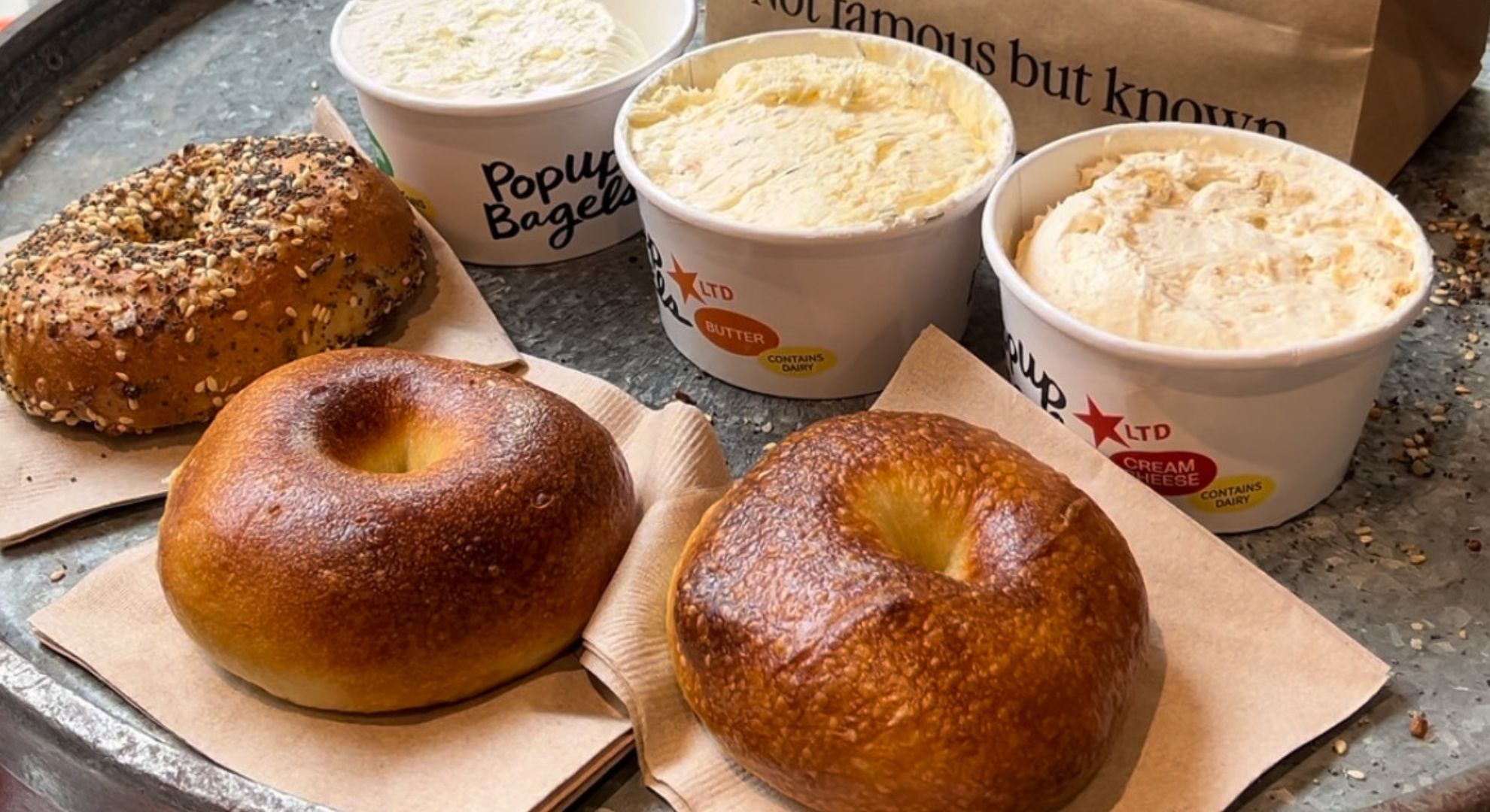 NYC’s Hot New Pop-Up Bagel Shop Draws Crowds