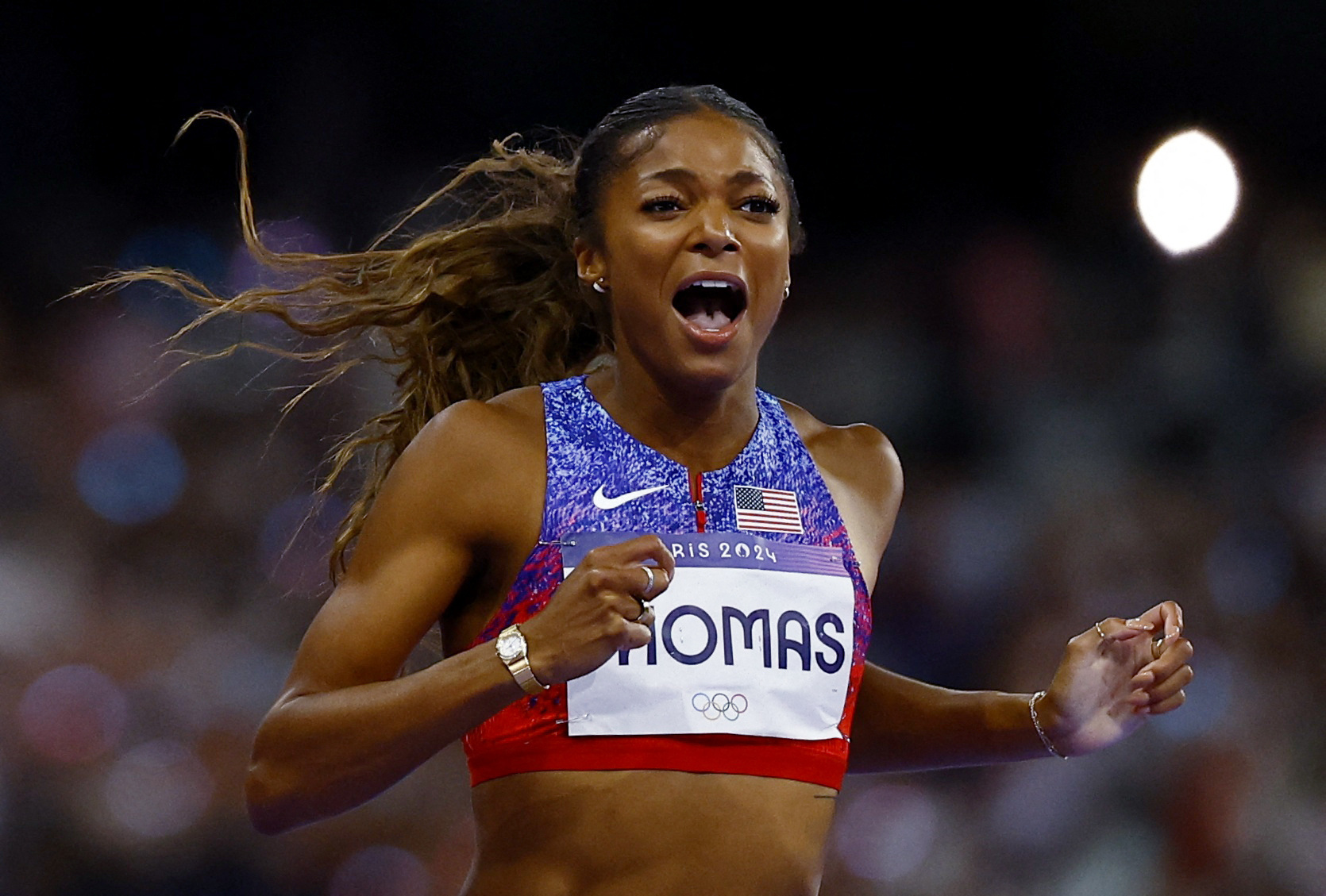 Gabby Thomas Dominates 200m Olympic Final
