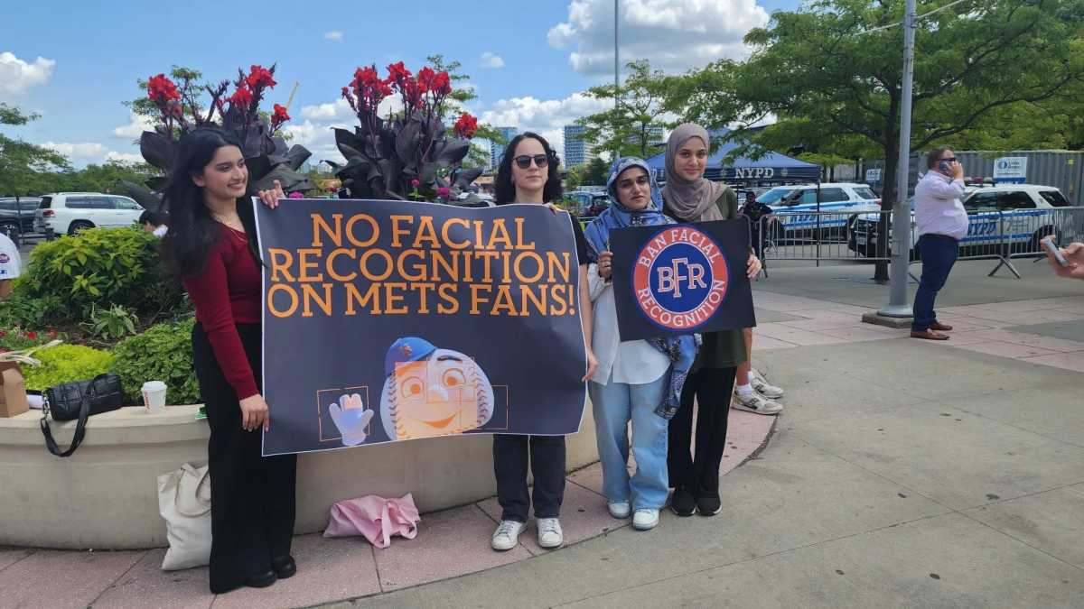 Protesters Voice Concerns Over Facial Recognition Tech