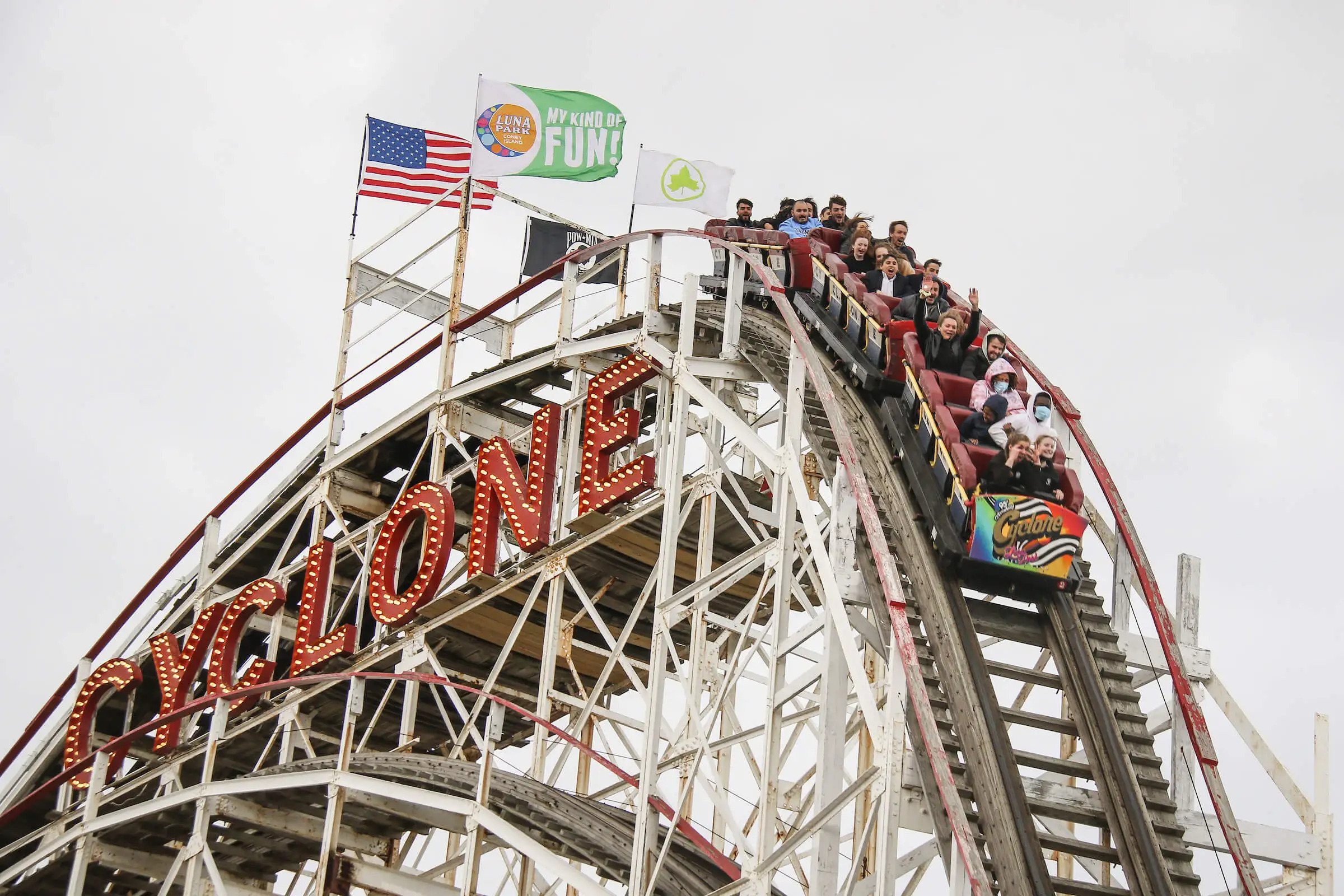 Coney Island Cyclone Roller Coaster Reopens