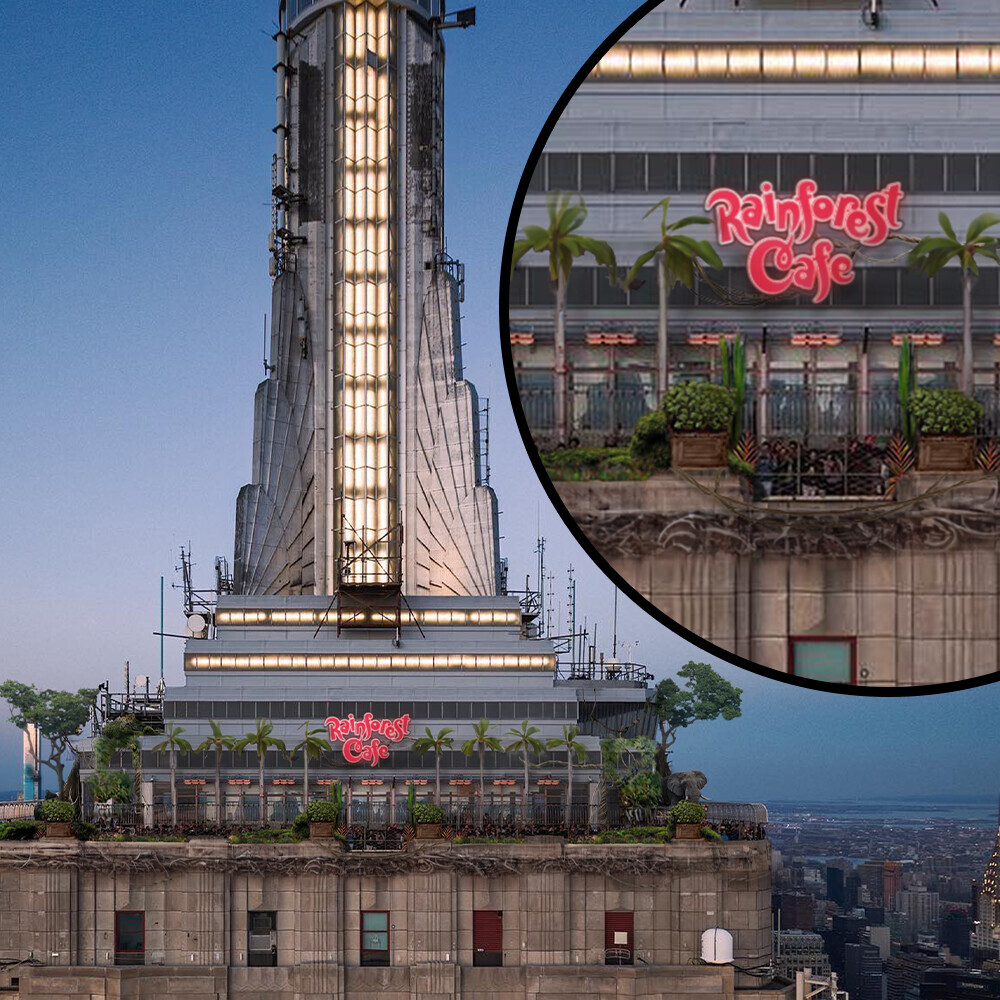 Rainforest Cafe Pop-Up Opens at Empire State