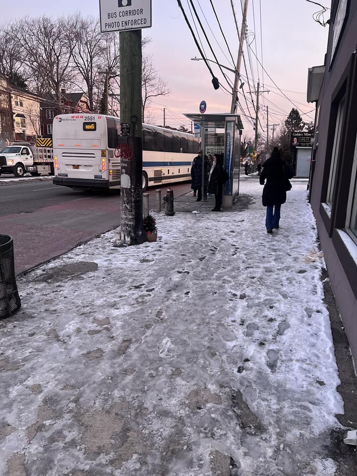 Staten Island Bus Stops Affected by Winter Weather