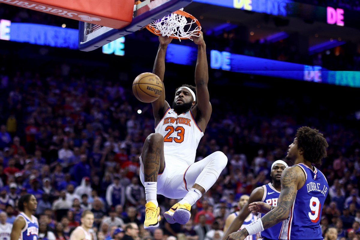 Knicks’ Mitchell Robinson nears return before playoffs