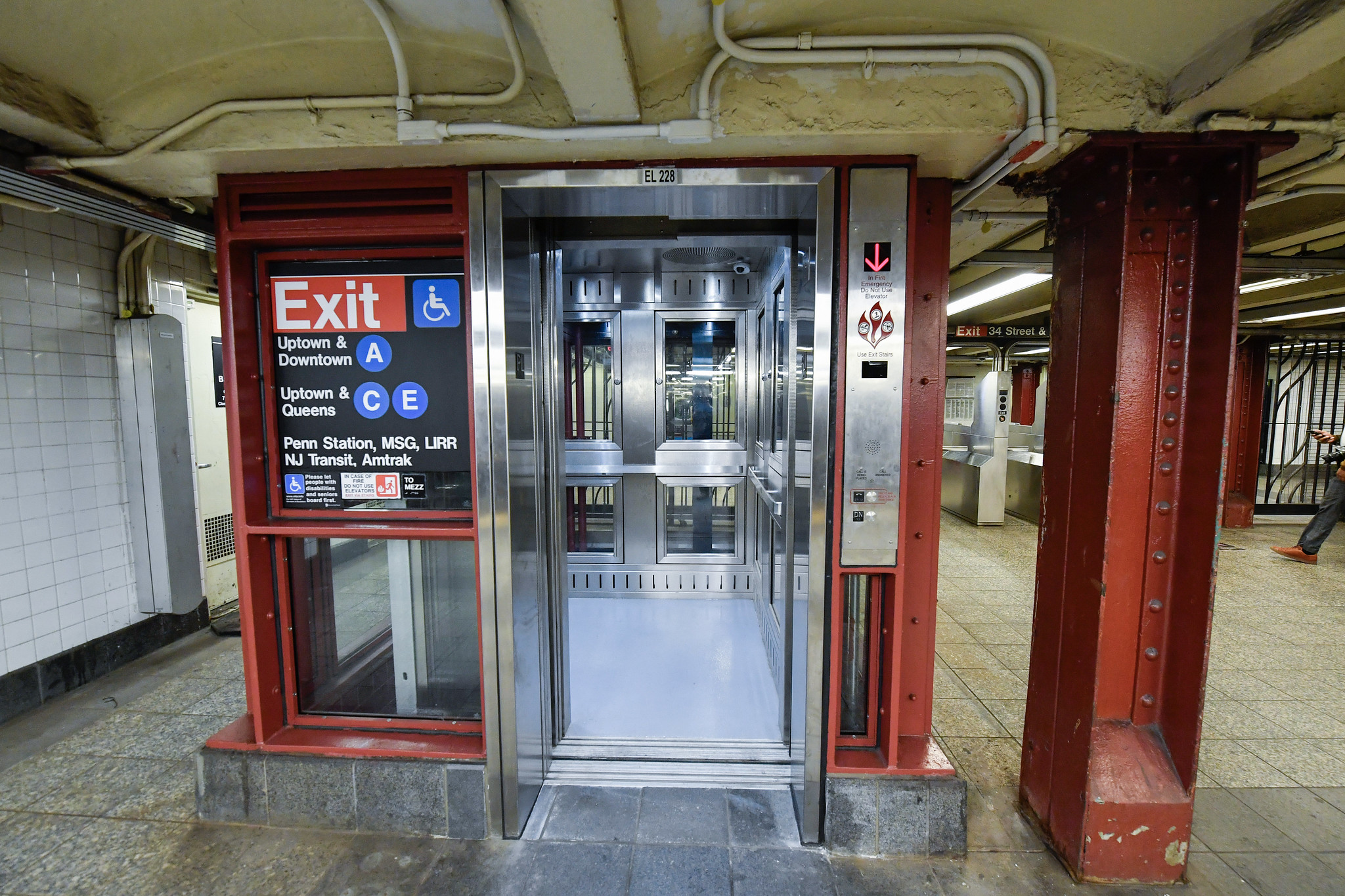 MTA improves accessibility at 34th St. – Penn Station with 2 updated ...